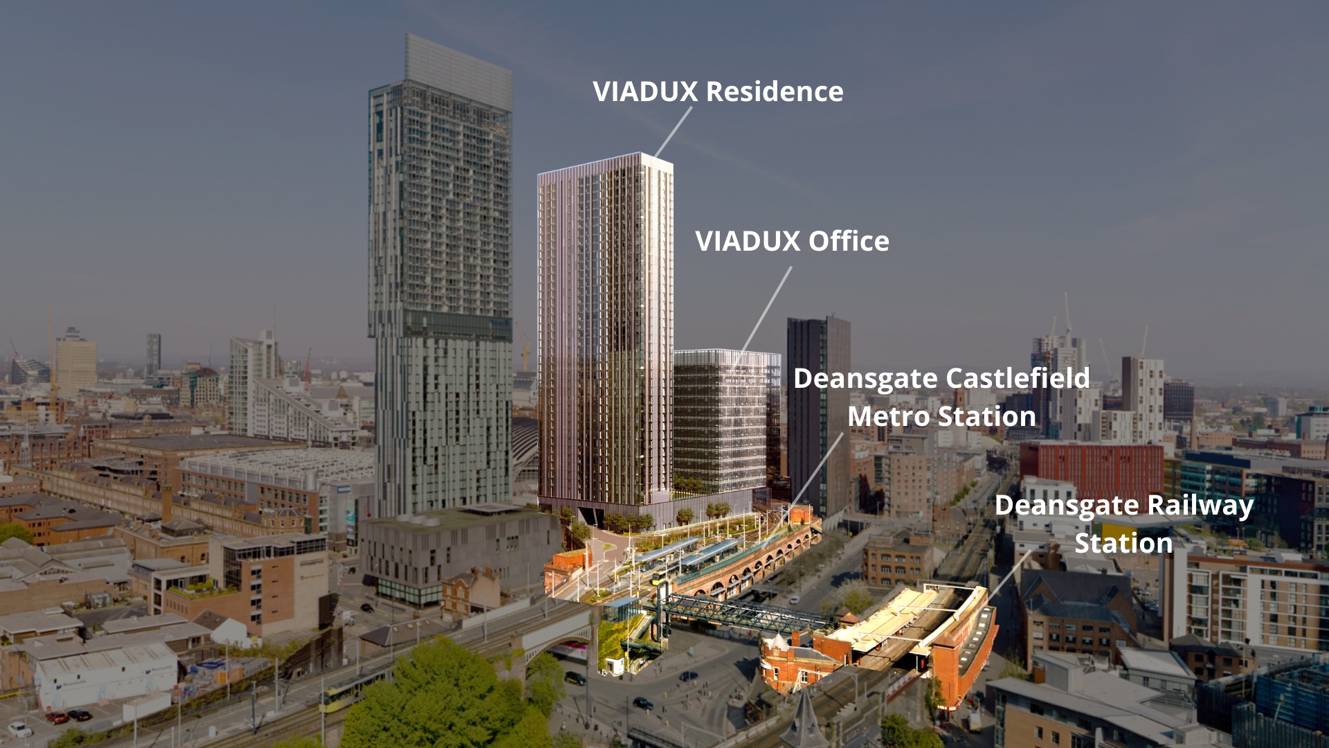 曼徹斯特市中心鐵路上蓋項目Viadux - Zagdim 宅點海外