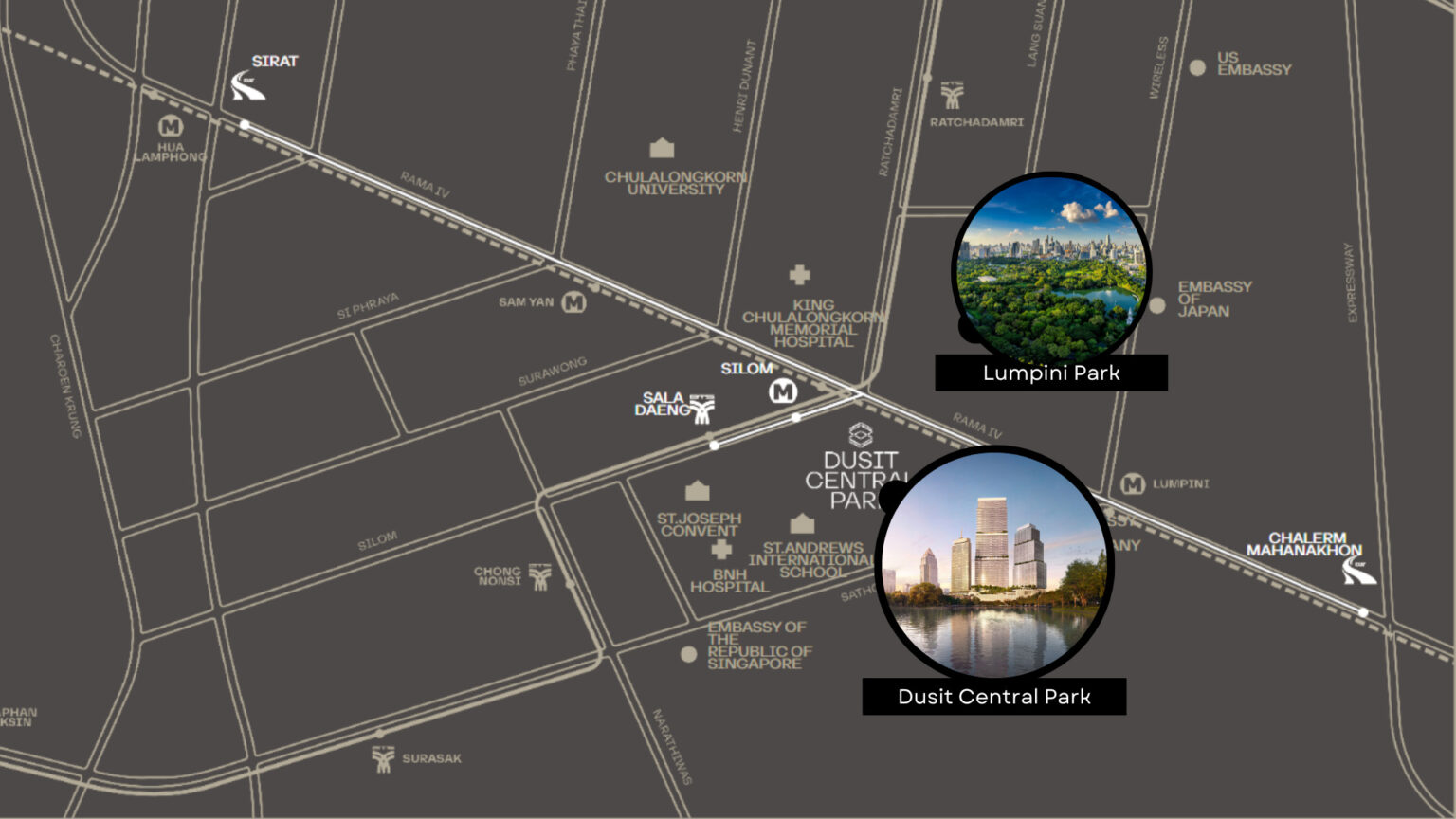 泰國曼谷黃金地段綜合發展項目Dusit Central Park - Zagdim 宅點海外