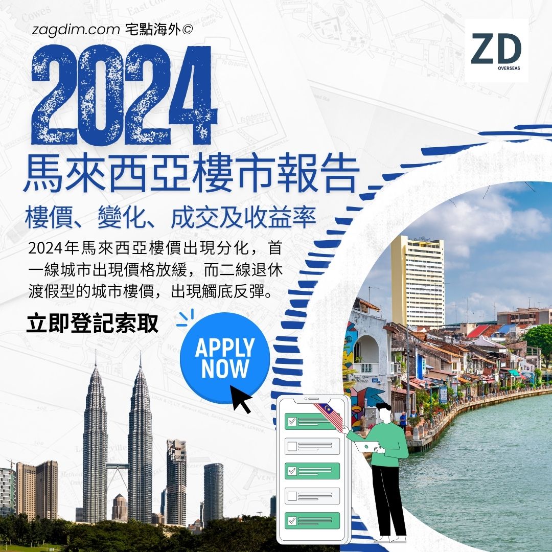 馬來西亞樓市報告：樓價、變化、成交及收益率 - Zagdim 宅點海外